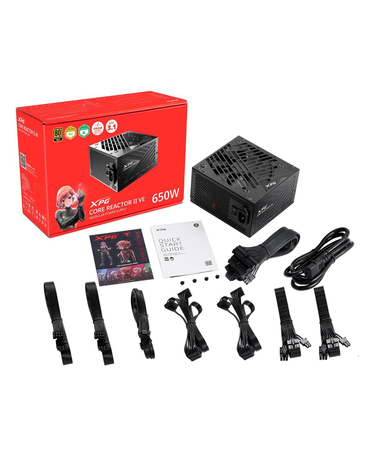 Click here for Adata Core Reactor Ii Ve 650W 80+ Gold Certified F... prices