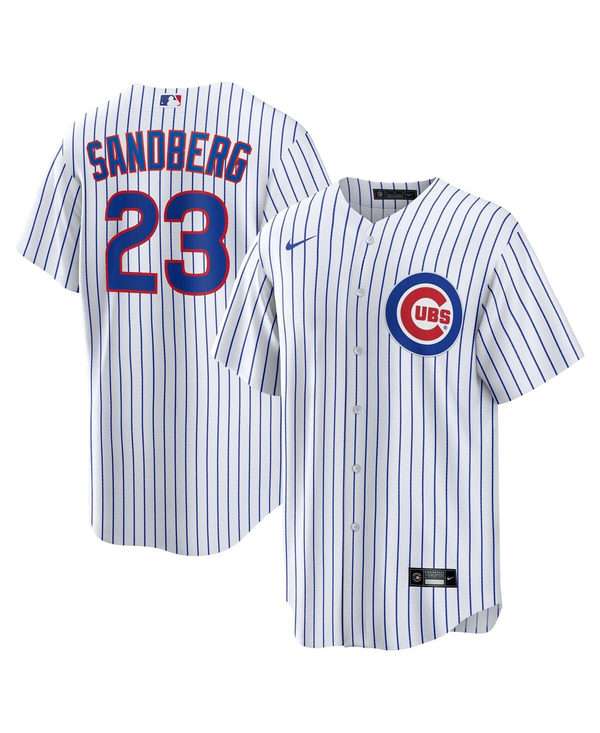 Click here for Nike Mens Ryne Sandberg White Chicago Cubs Home Re... prices