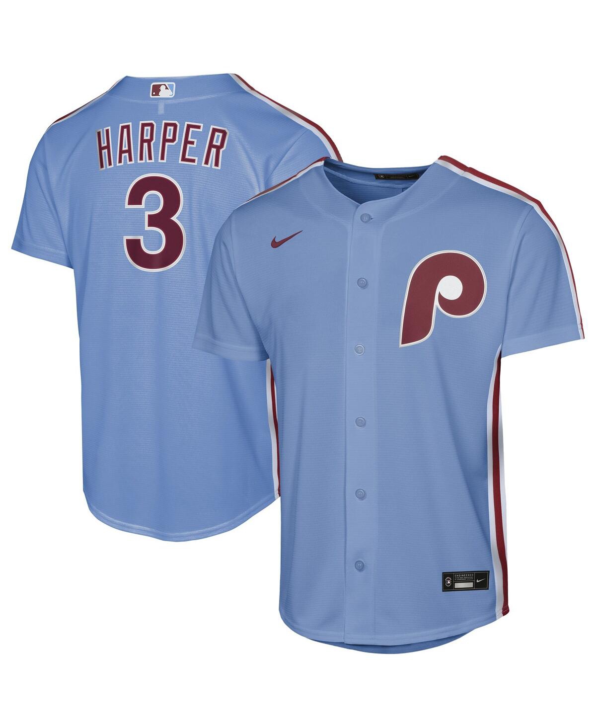 Click here for Nike Big Boys and Girls Bryce Harper Light Blue Ph... prices