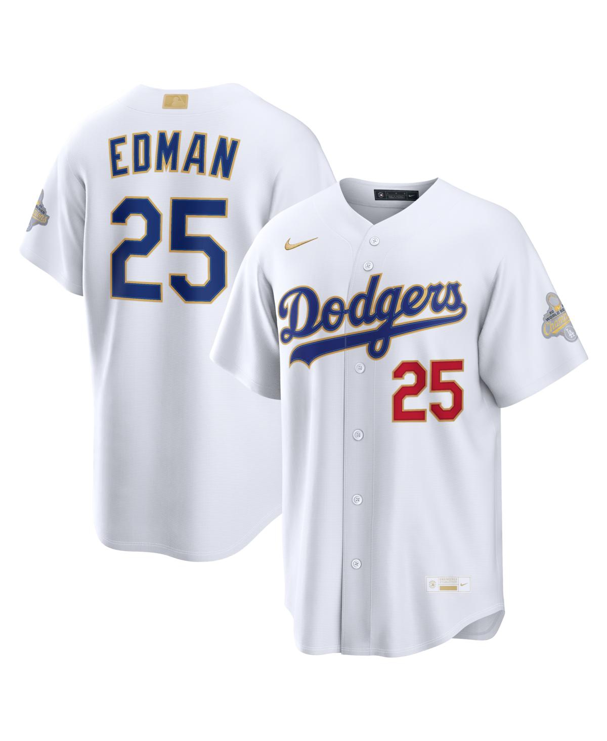 Click here for Nike Mens Tommy Edman White Los Angeles Dodgers 20... prices