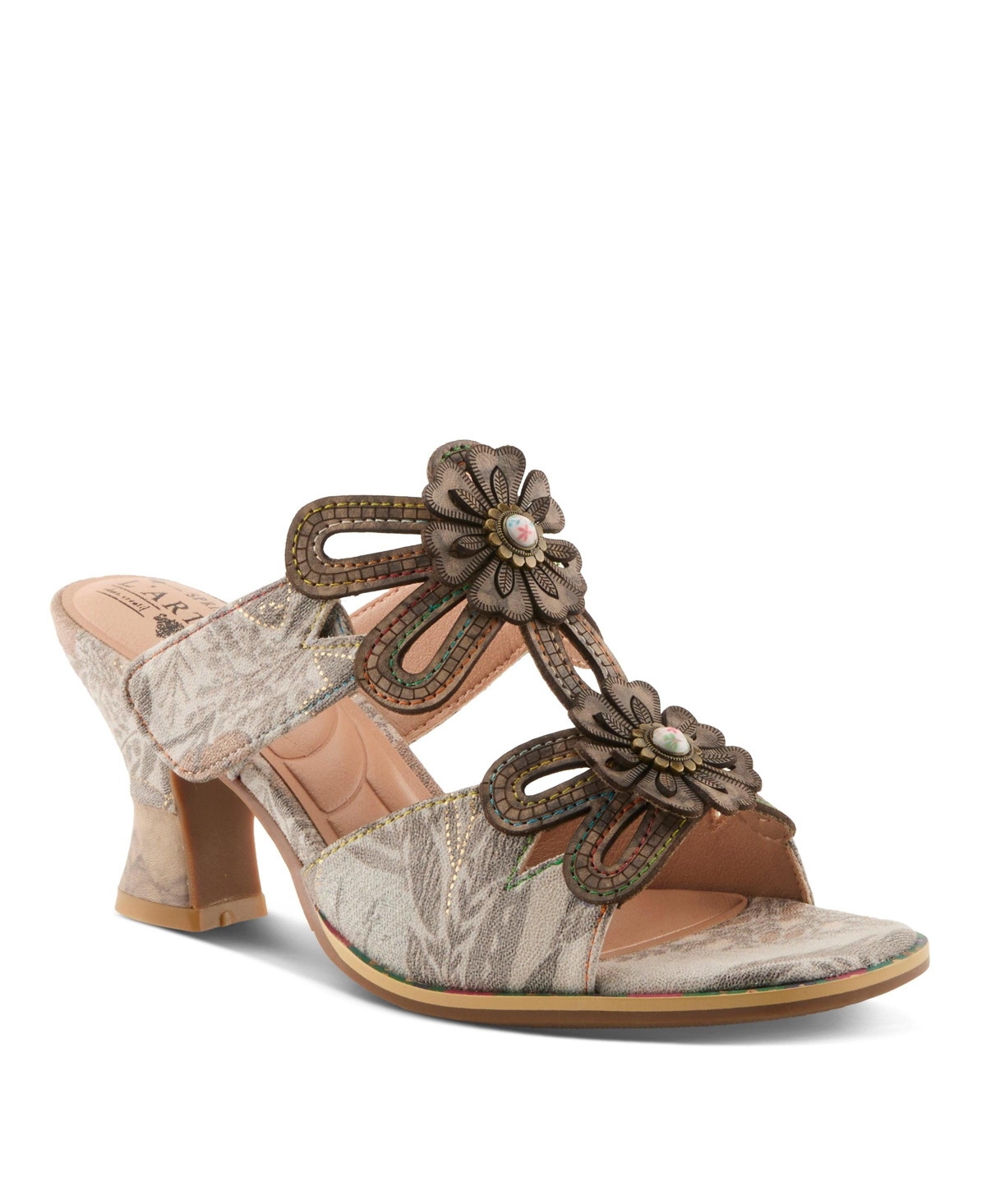Click here for LArtiste Womens Alania-Garden Slide with Leather U... prices