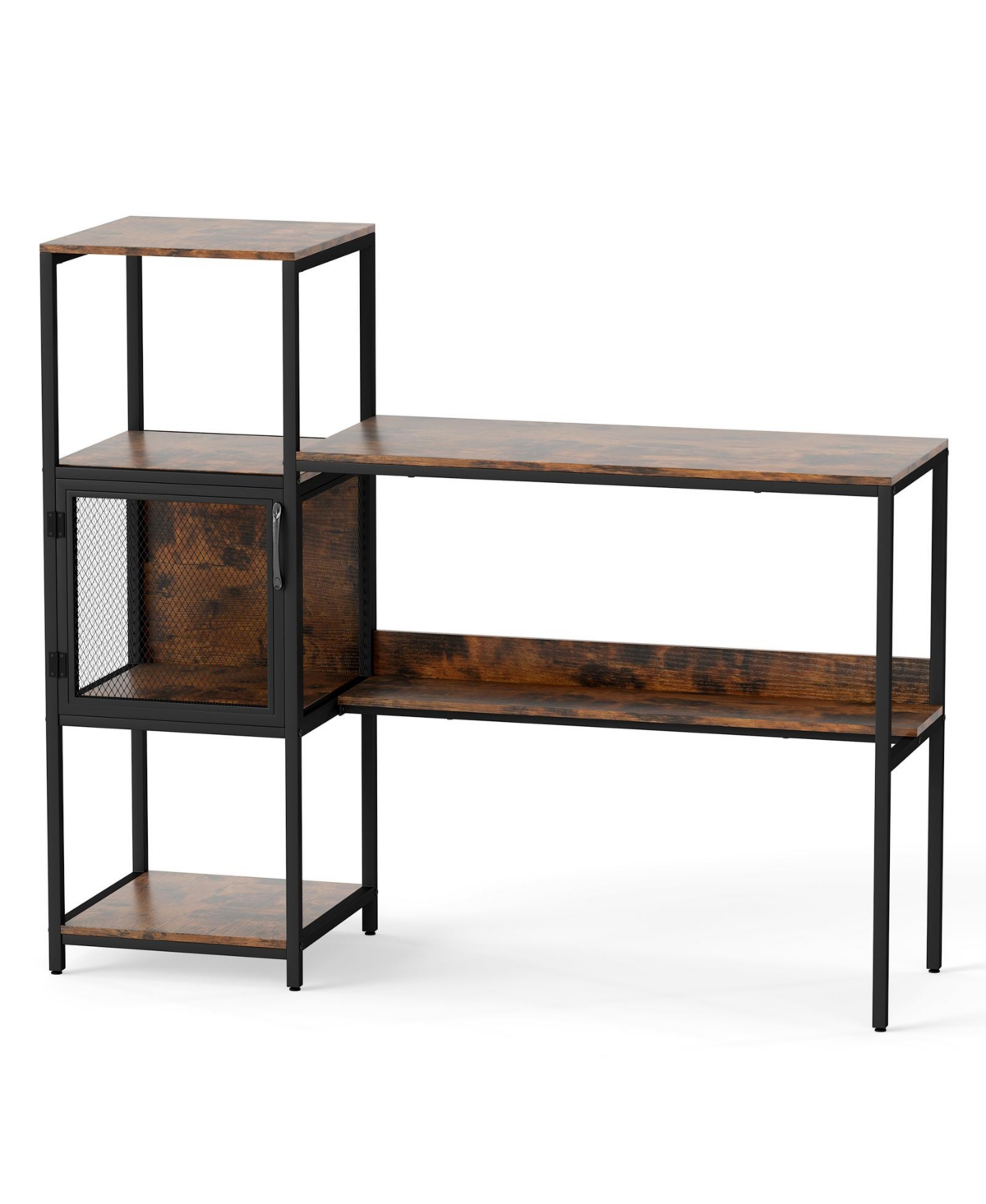 Click here for Slickblue Home Office Desk with Bookshelf  Shelves... prices