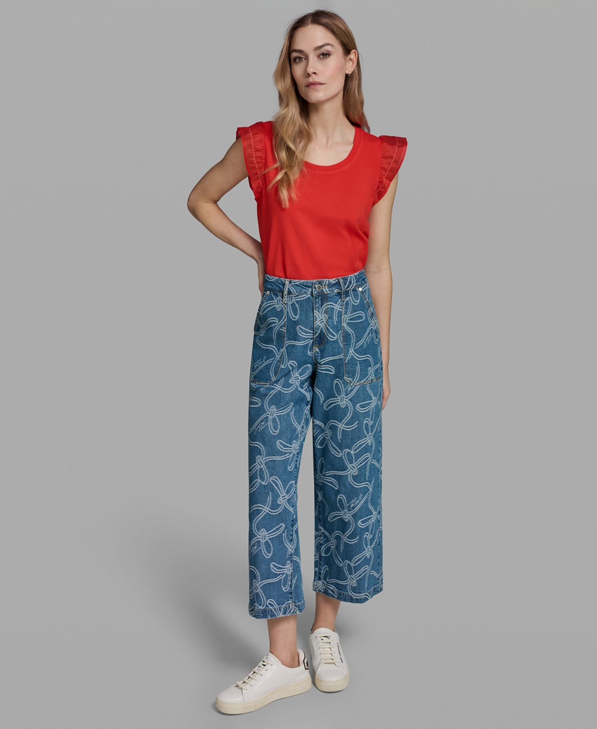 Click here for Karl Lagerfeld Paris Petite Mid-Rise Ankle Jeans -... prices