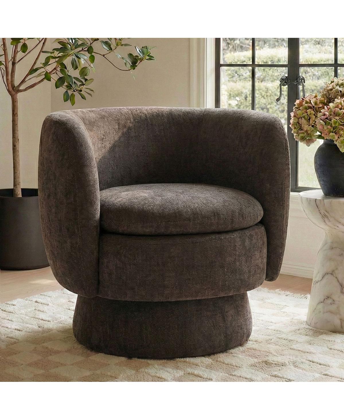 Click here for Maison Boucle 31 Wide Swivel Barrel Accent Chair... prices