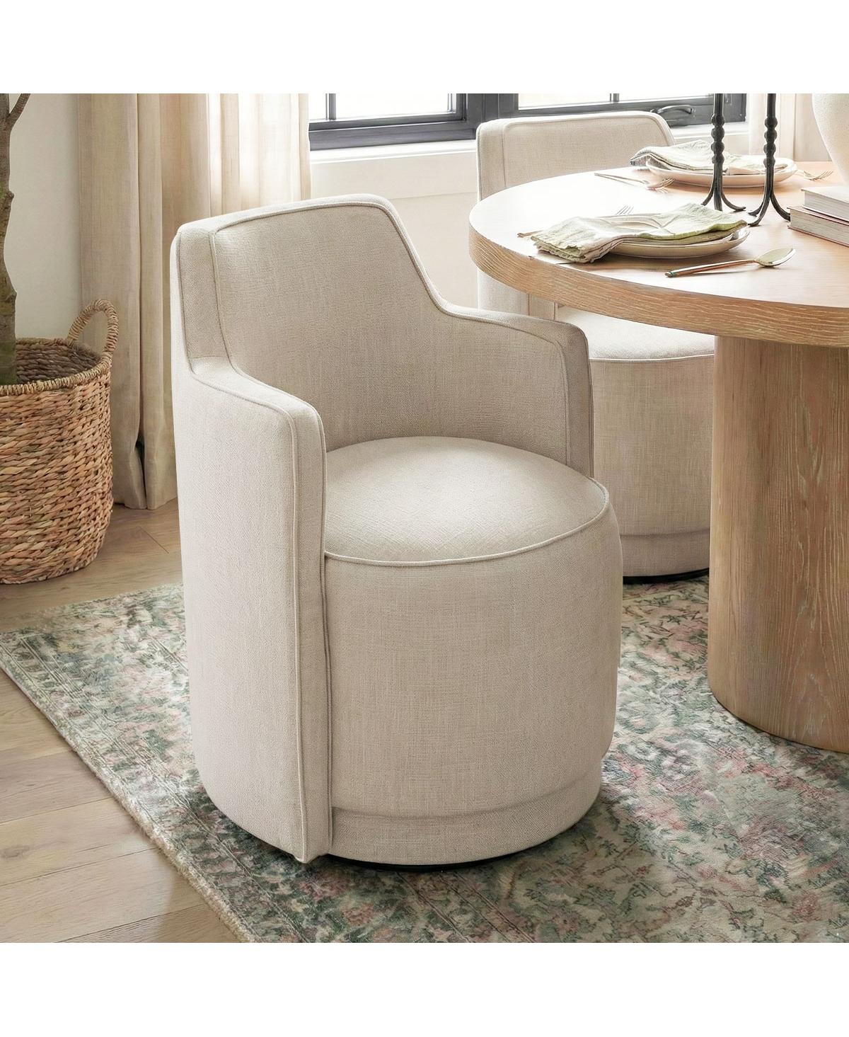 Click here for Maison Boucle Swivel Dining Armchair  Upholstered... prices