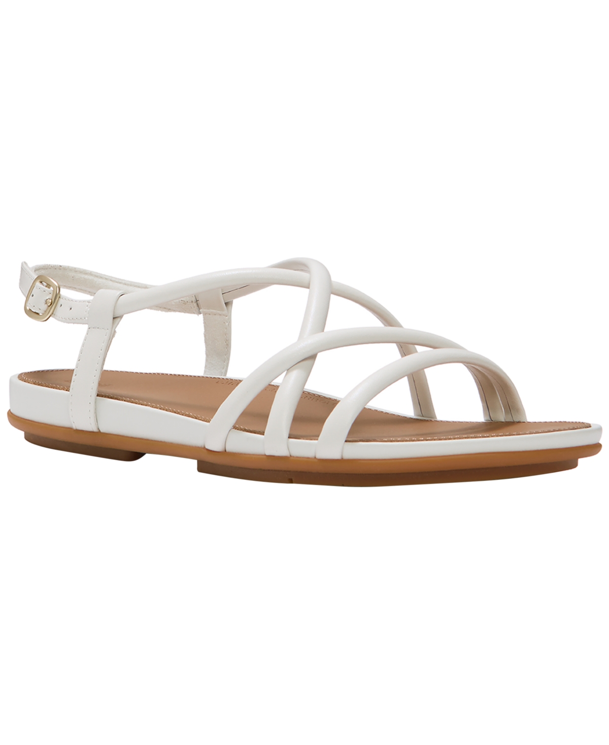 Click here for FitFlop Womens Gracie Leather Strappy Back-Strap S... prices