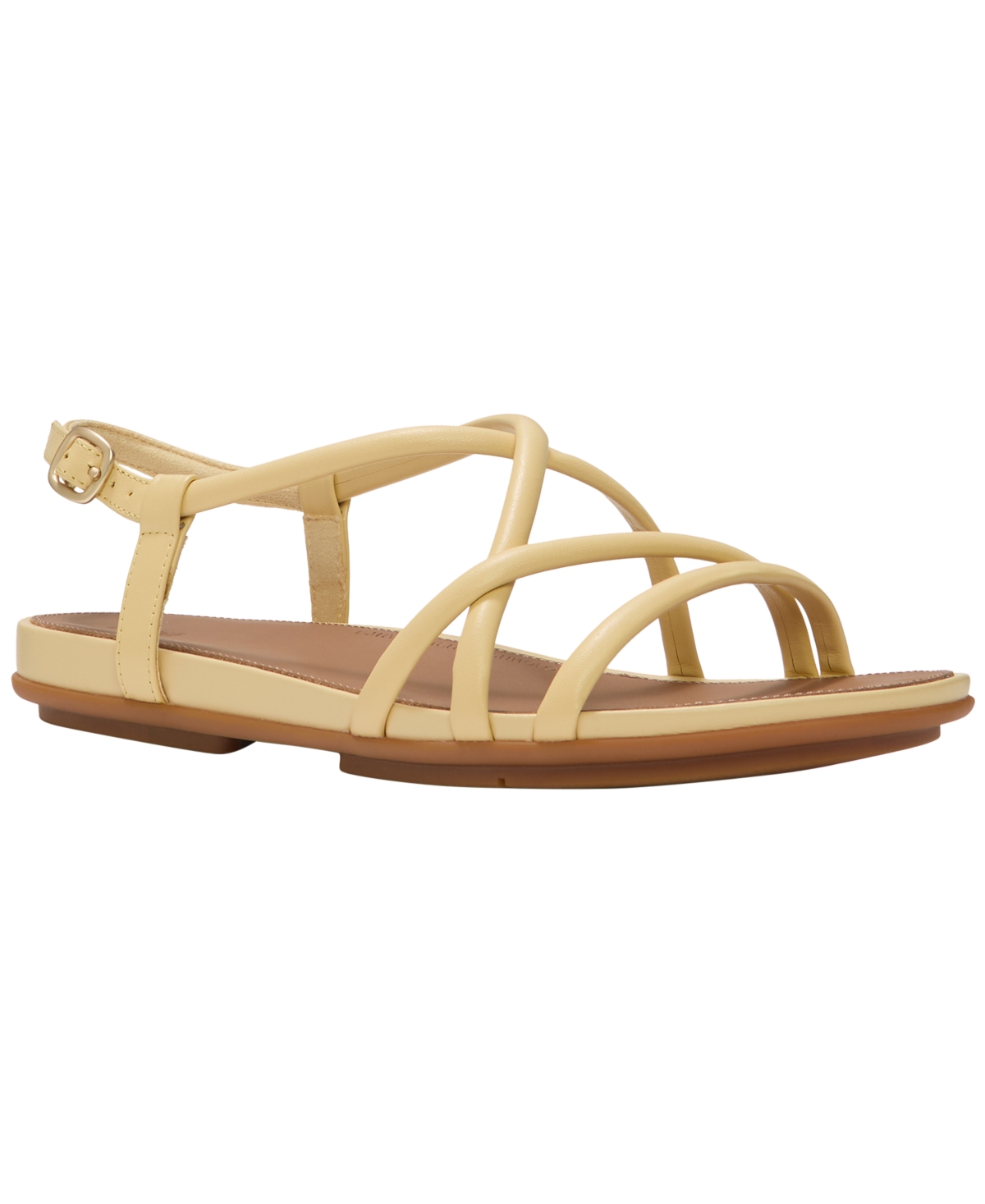 Click here for FitFlop Womens Gracie Leather Strappy Back-Strap S... prices