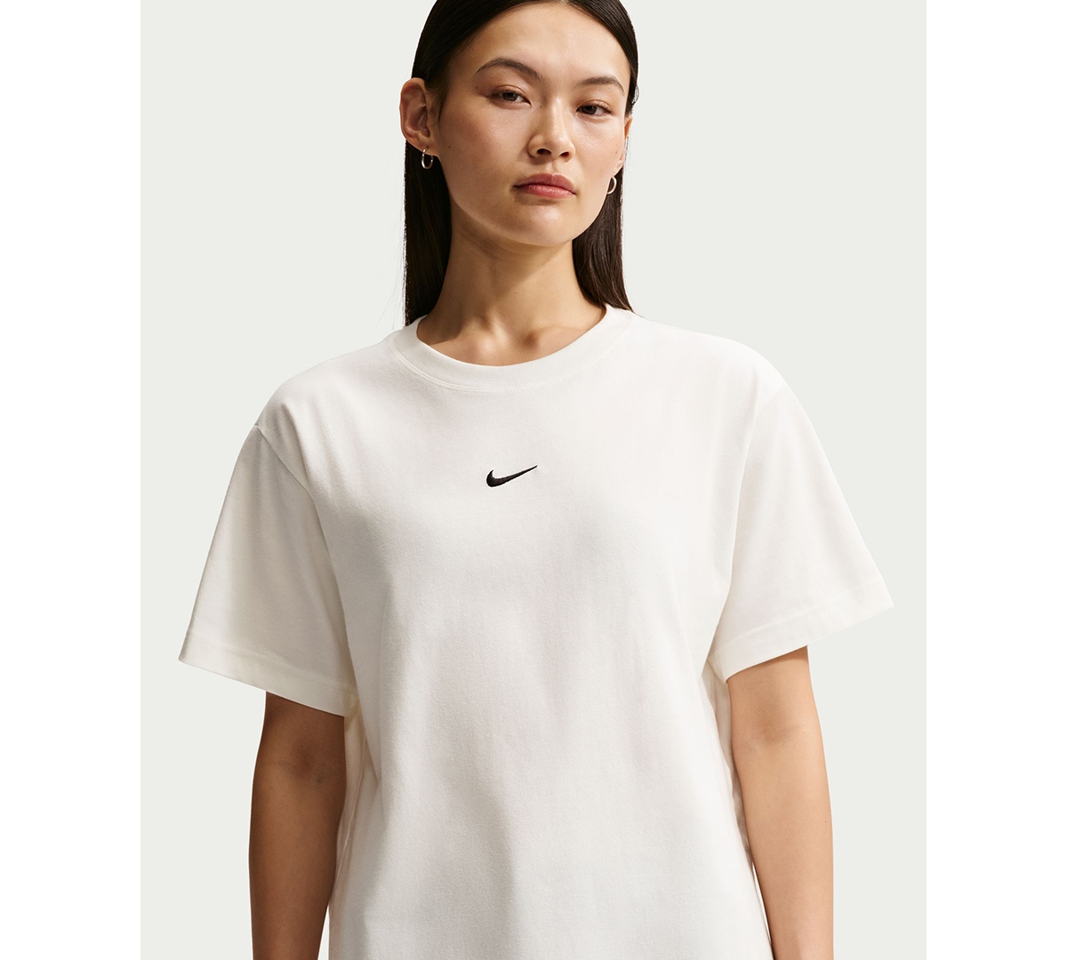 Click here for Nike Womens Sportswear Crewneck T-Shirt - Sail prices
