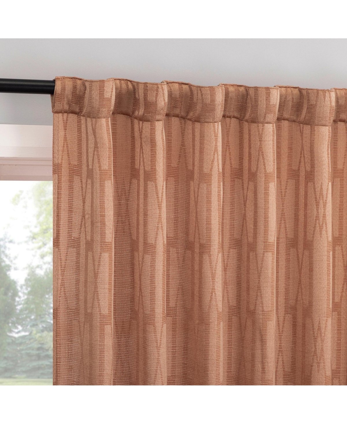 Click here for No. 918 Dover Tonal Geometric Semi-Sheer Back Tab... prices