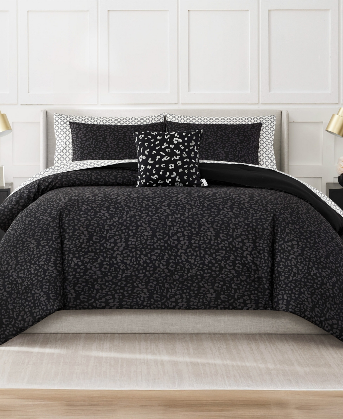 Click here for Nine West Leopard Bed in a Bag 8-Pc. Comforter Set... prices