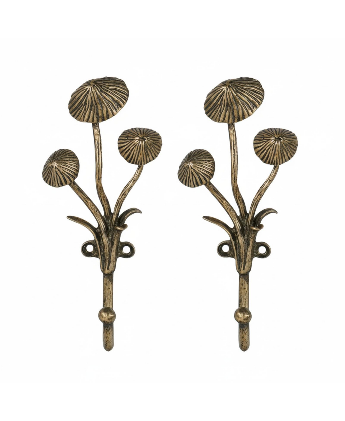 Click here for Yigii 2pcs Metal 3D Mushroom Coat Hooks for Entryw... prices