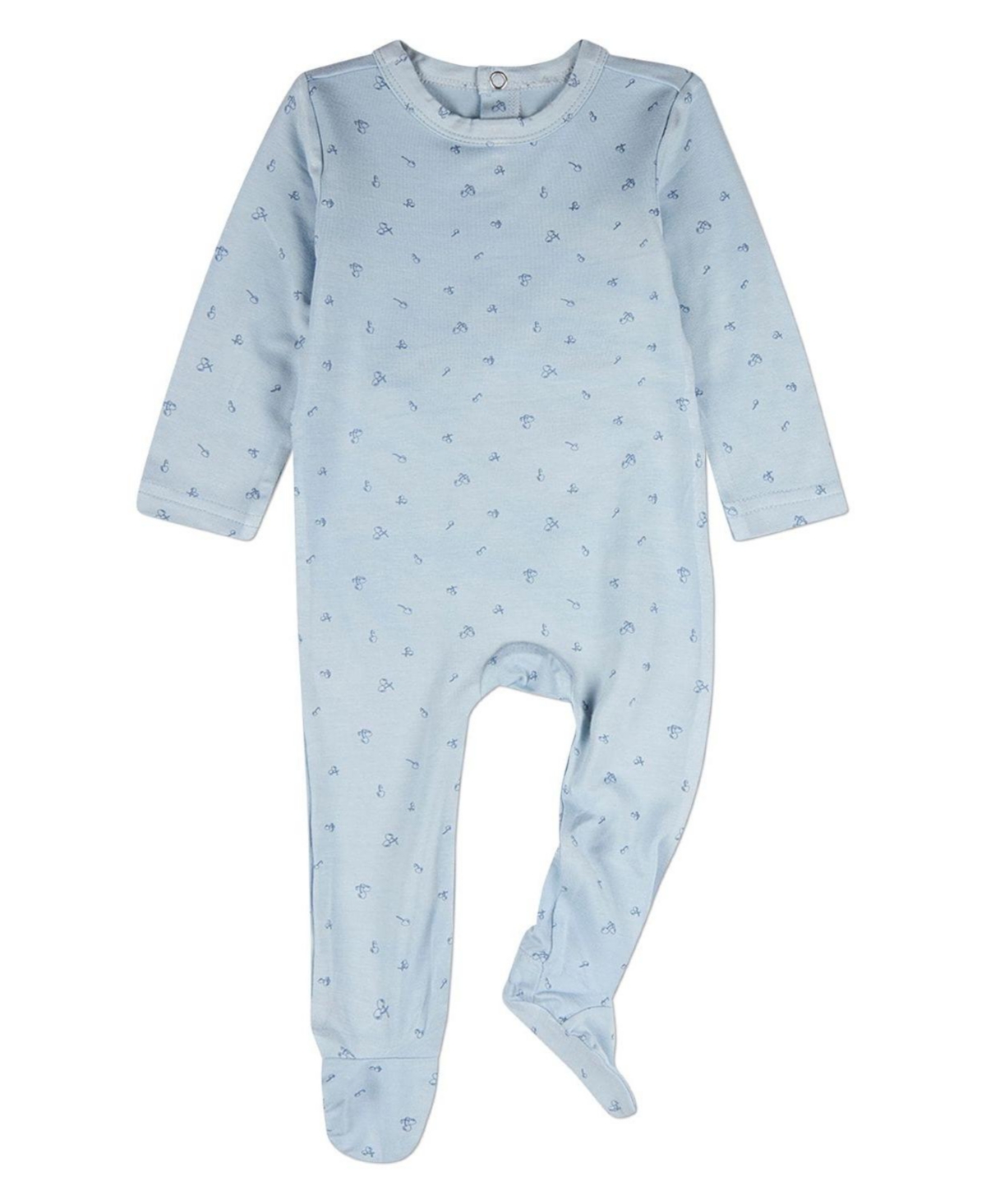 Click here for MeMoi Baby Girls Delightful Cherries Footie - Blue prices
