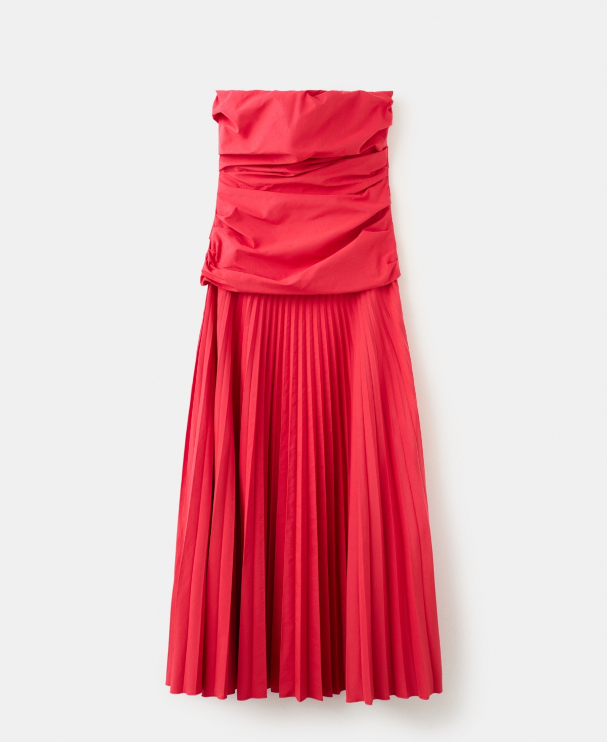 Click here for Selection Mango Womens Combined Strapless Dress -... prices