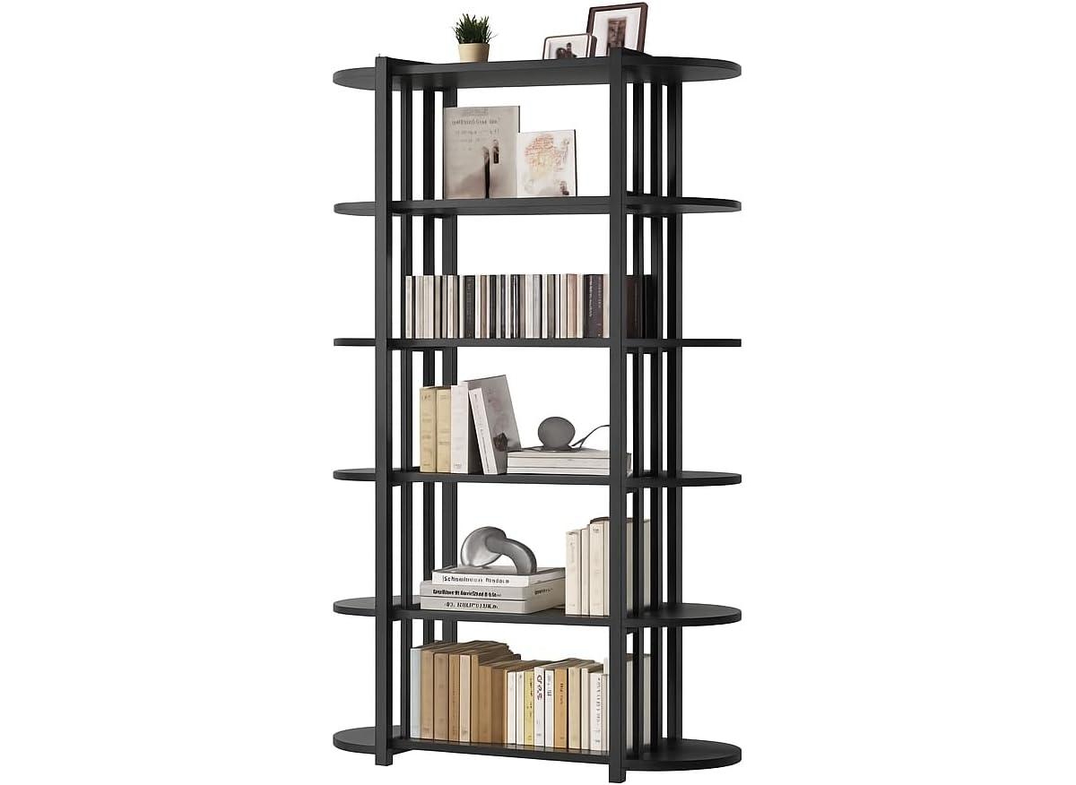 Click here for gaomon 6-Tier Industrial Bookshelf  71 Tall Bookca... prices
