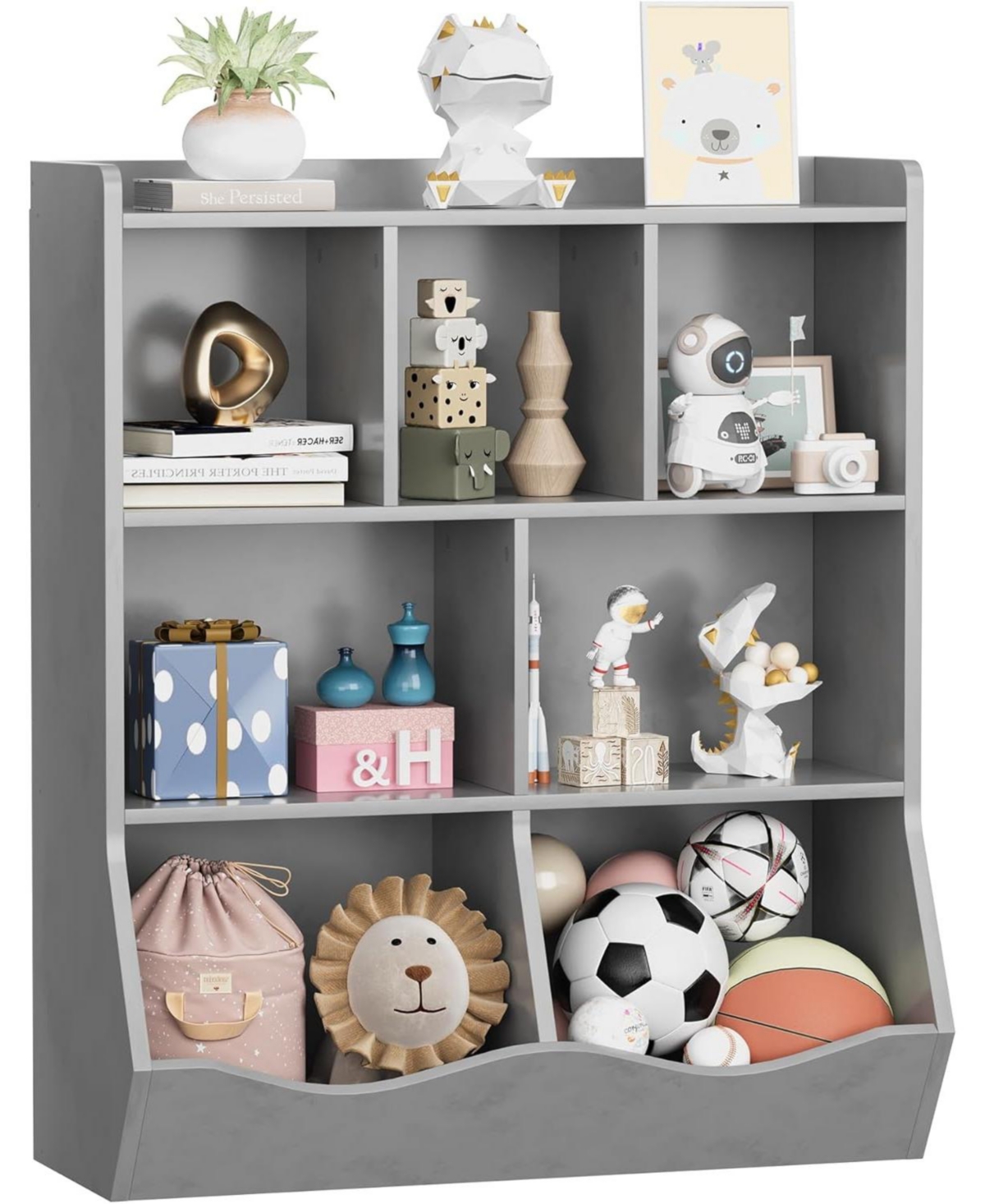Click here for gaomon Three-Tier Kids Bookshelf and Toy Storage R... prices
