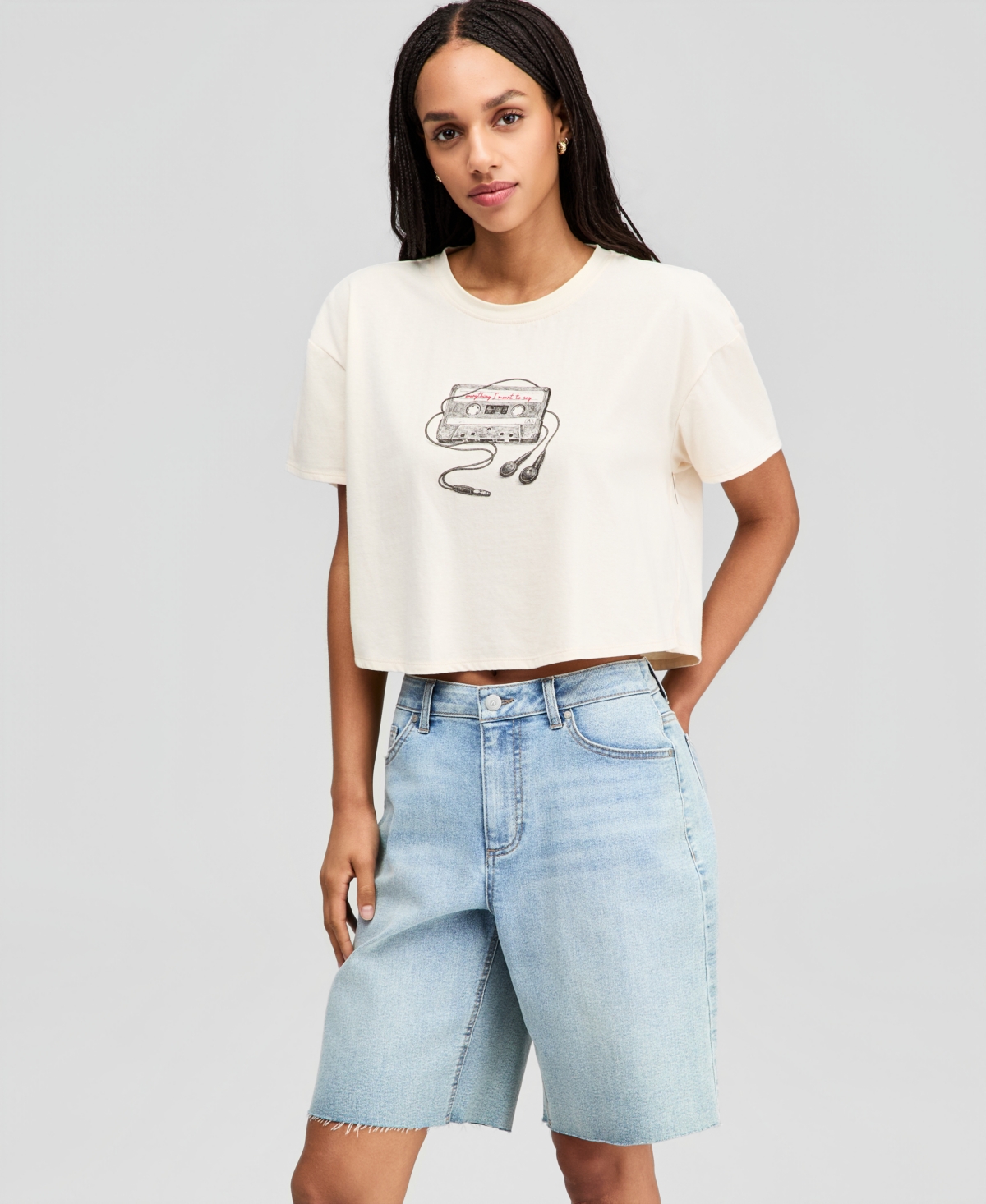 Click here for And Now This Womens Cassette Tape Graphic T-Shirt... prices