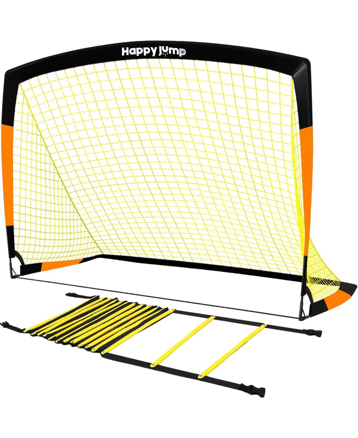 Click here for Happy Jump 5x3.6 Soccer Goal Net with Agility Ladd... prices