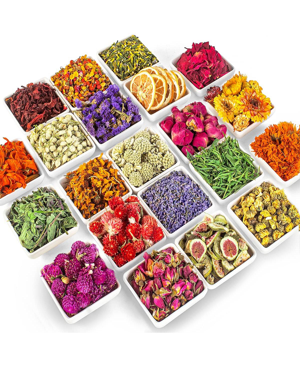 Click here for Gnuadz 21 bags Dried Flowers Herbs Kit for Candle... prices