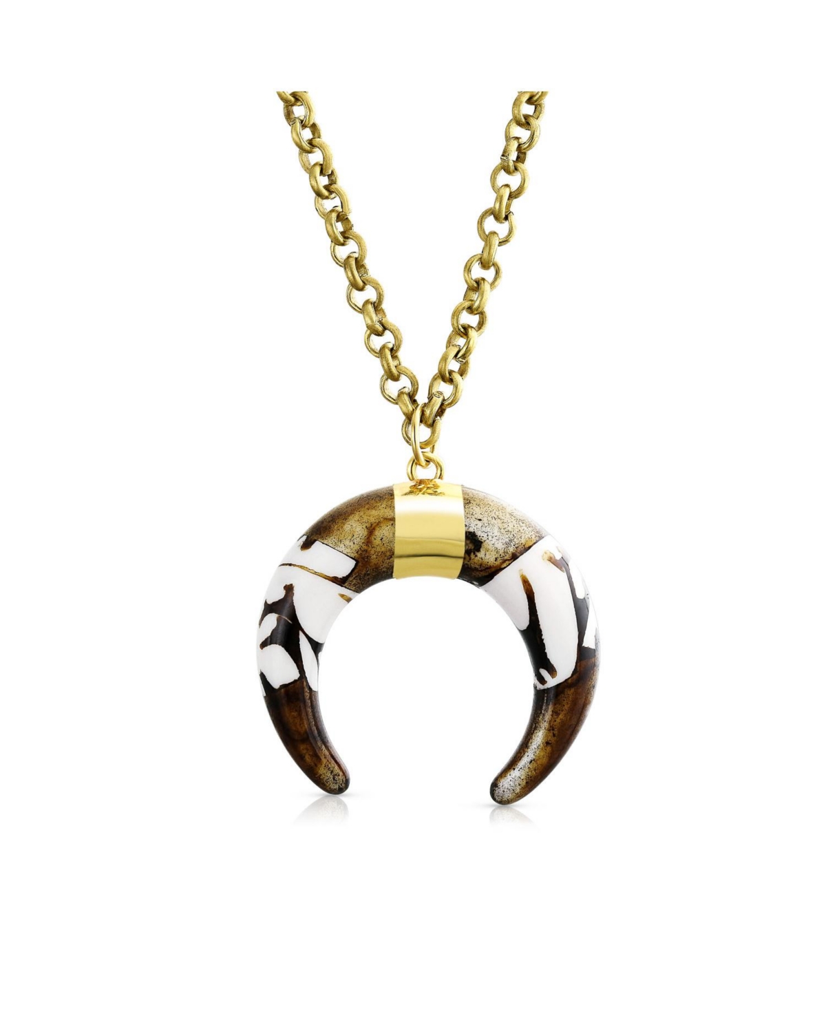 Click here for Bling Jewelry Boho Fashion Long Tribal Crescent Ha... prices