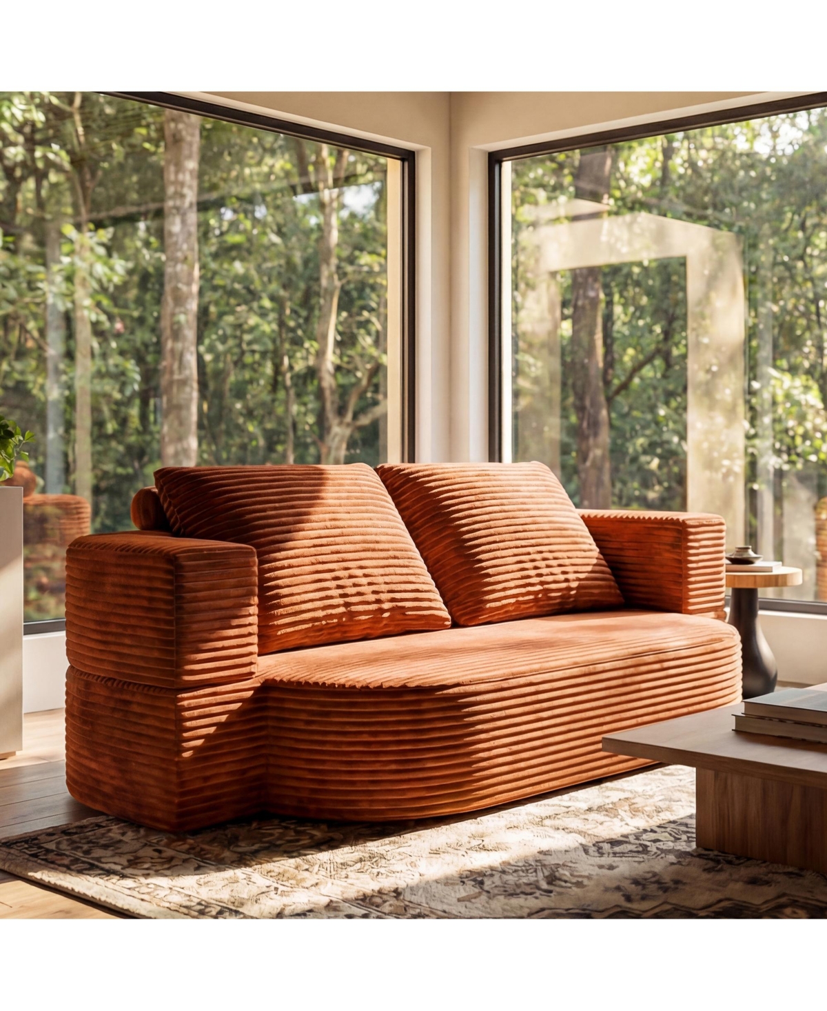 Click here for Rainsken 78.7 Convertible Curved Floor Sofa Bed  P... prices