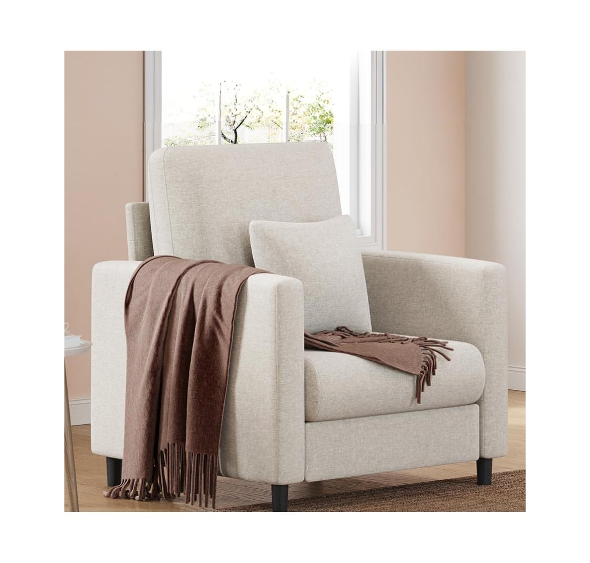 Click here for gaomon 33.9 Sofa Single Chair  Chenille Comfy Deep... prices