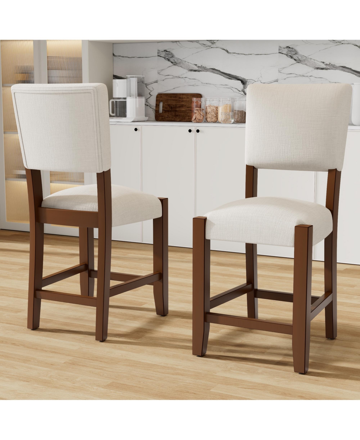 Click here for Rainsken Mid Century Modern Bar Stools Set of 2 -... prices