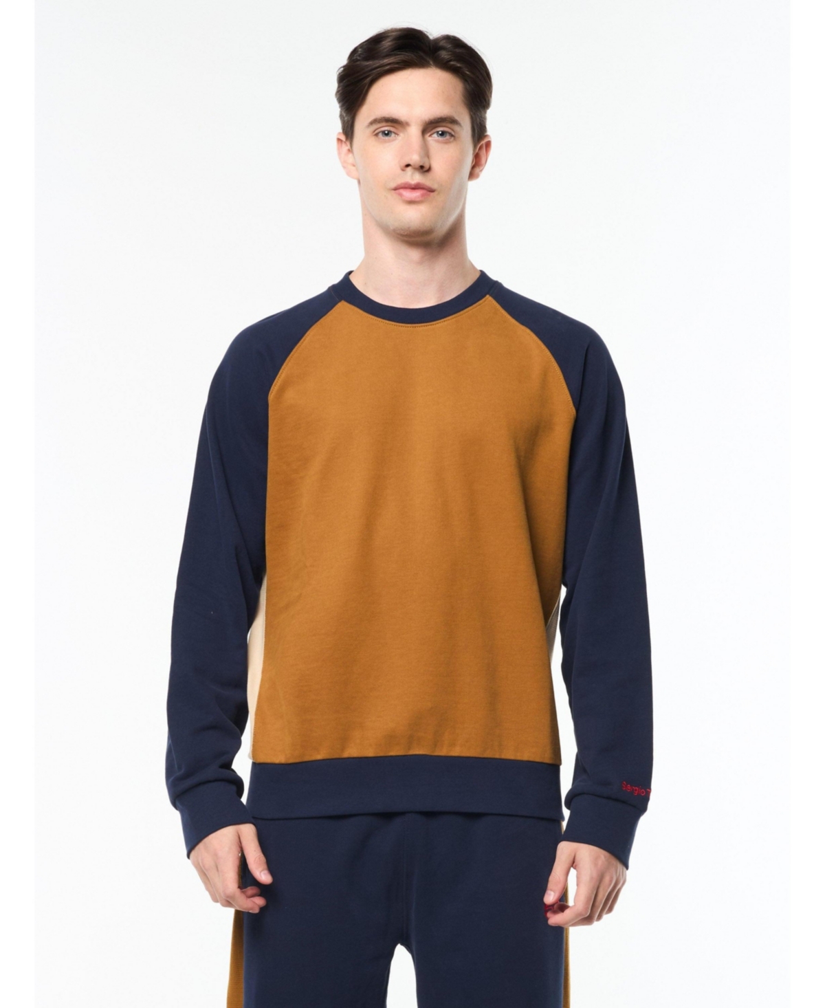 Click here for Sergio Tacchini Mens Suonare Crewneck - Bronze bro... prices
