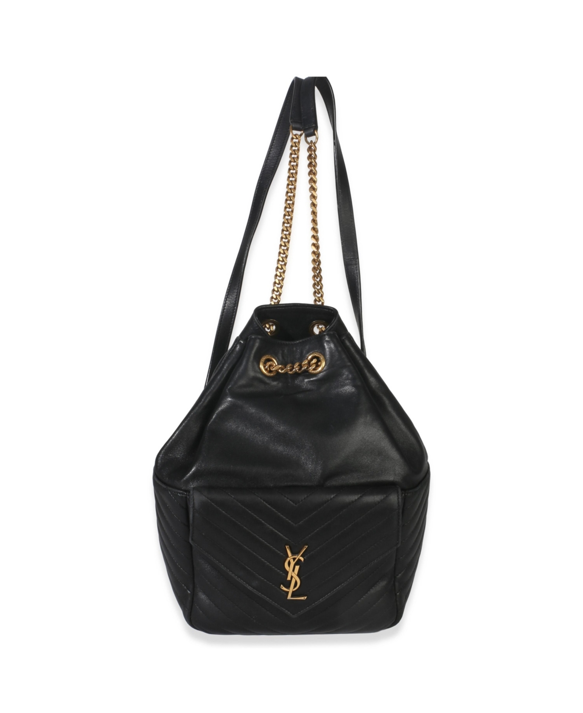 Click here for Pre-Owned Saint Laurent Black Matelasse Lambskin M... prices