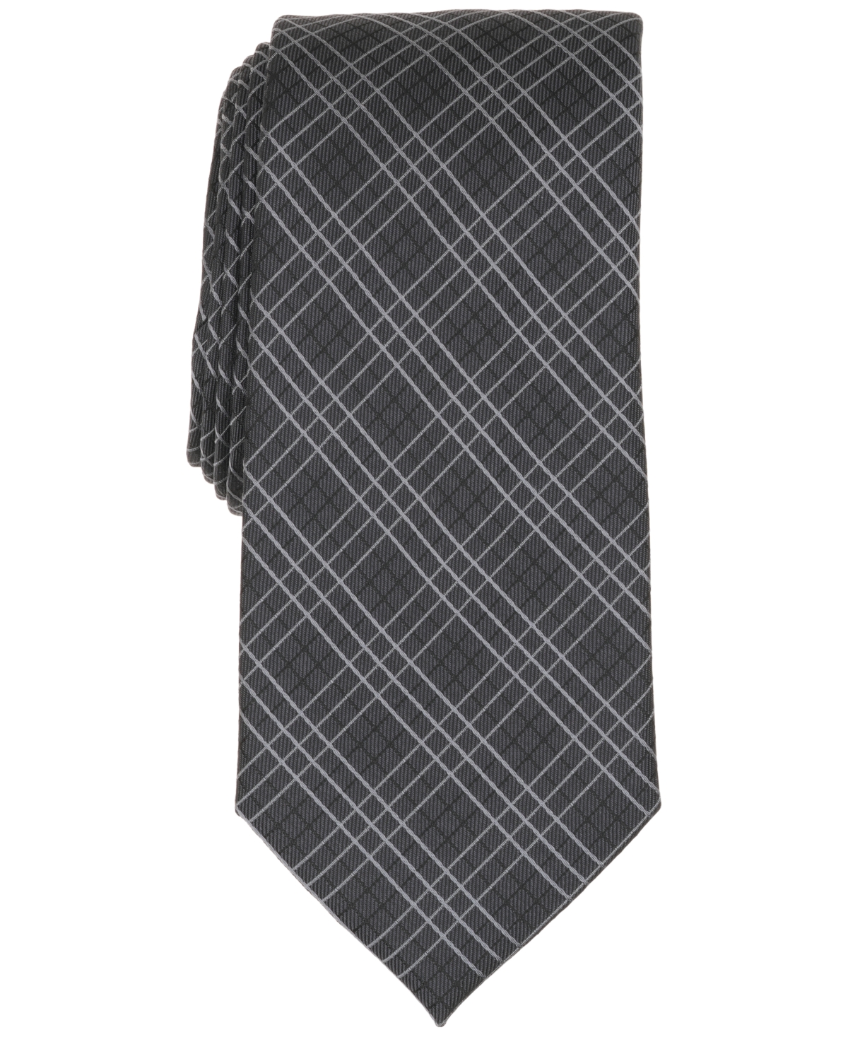 Click here for Michael Kors Mens Grid Pattern Tie - Black prices