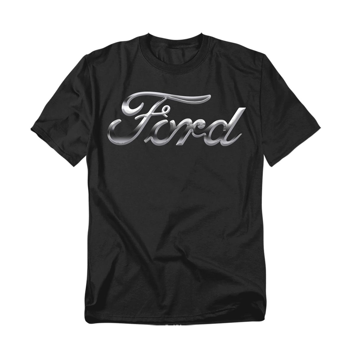 Click here for Logovision Mens Ford Chrome Ford Logo T-Shirt - Bl... prices