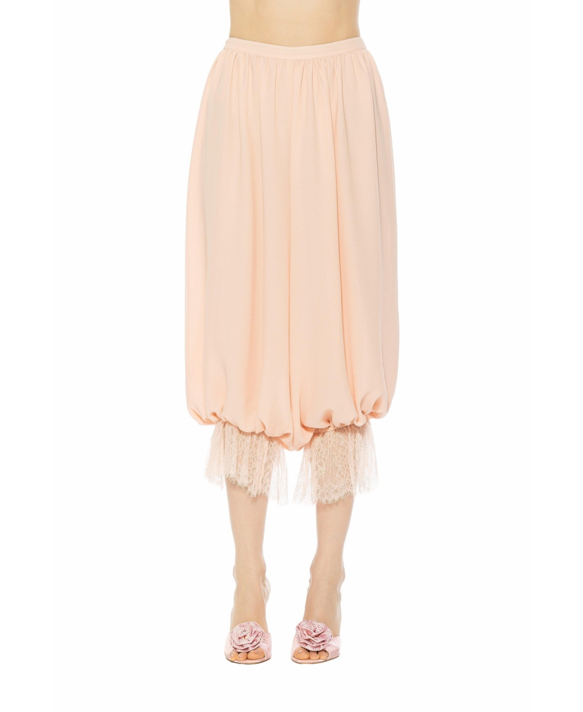 Click here for Alexia Admor Womens Jules Bloomer Pants - Pink prices