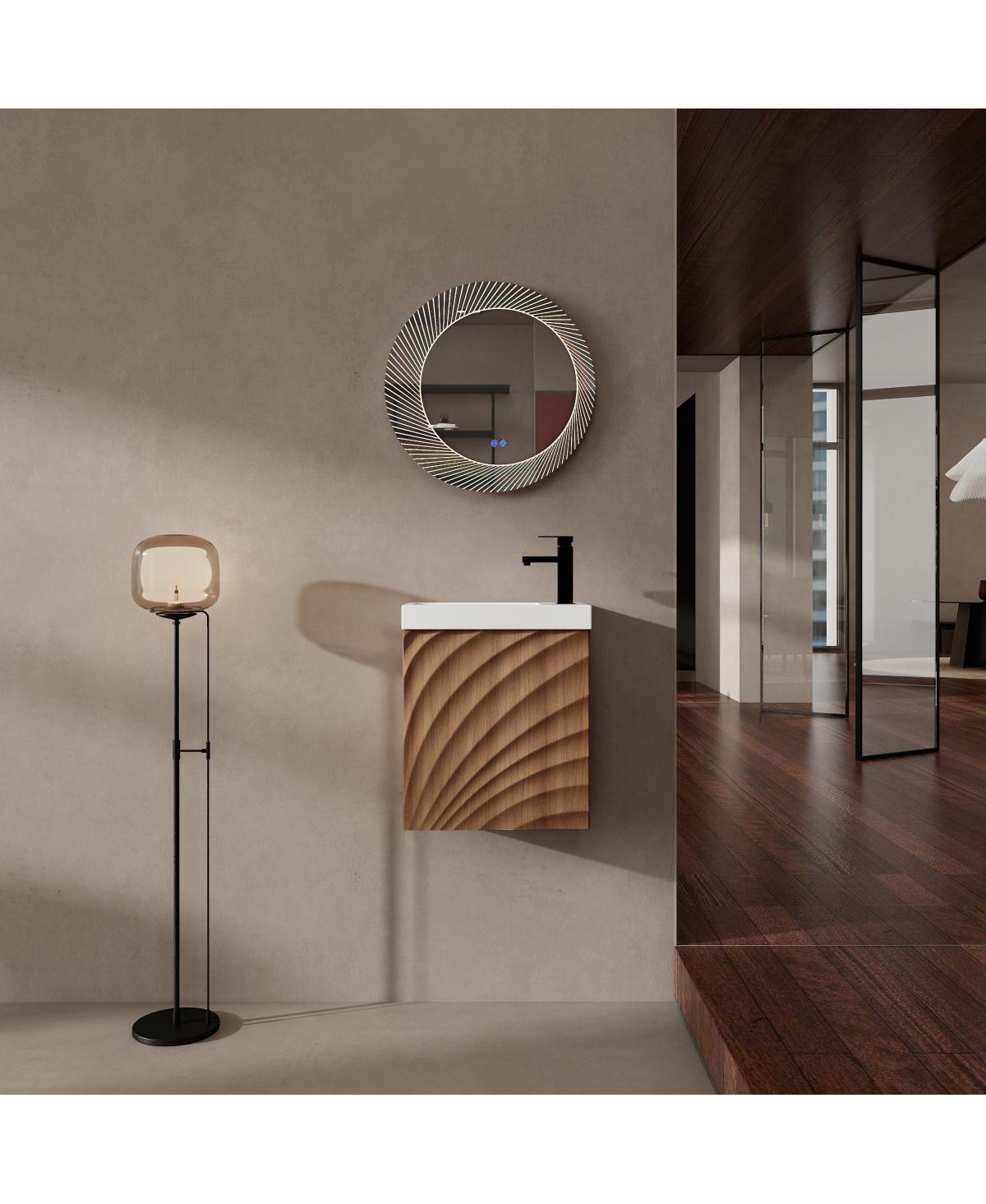 Click here for Sillysis Wall Mounted Bathroom Vanity with Resin S... prices