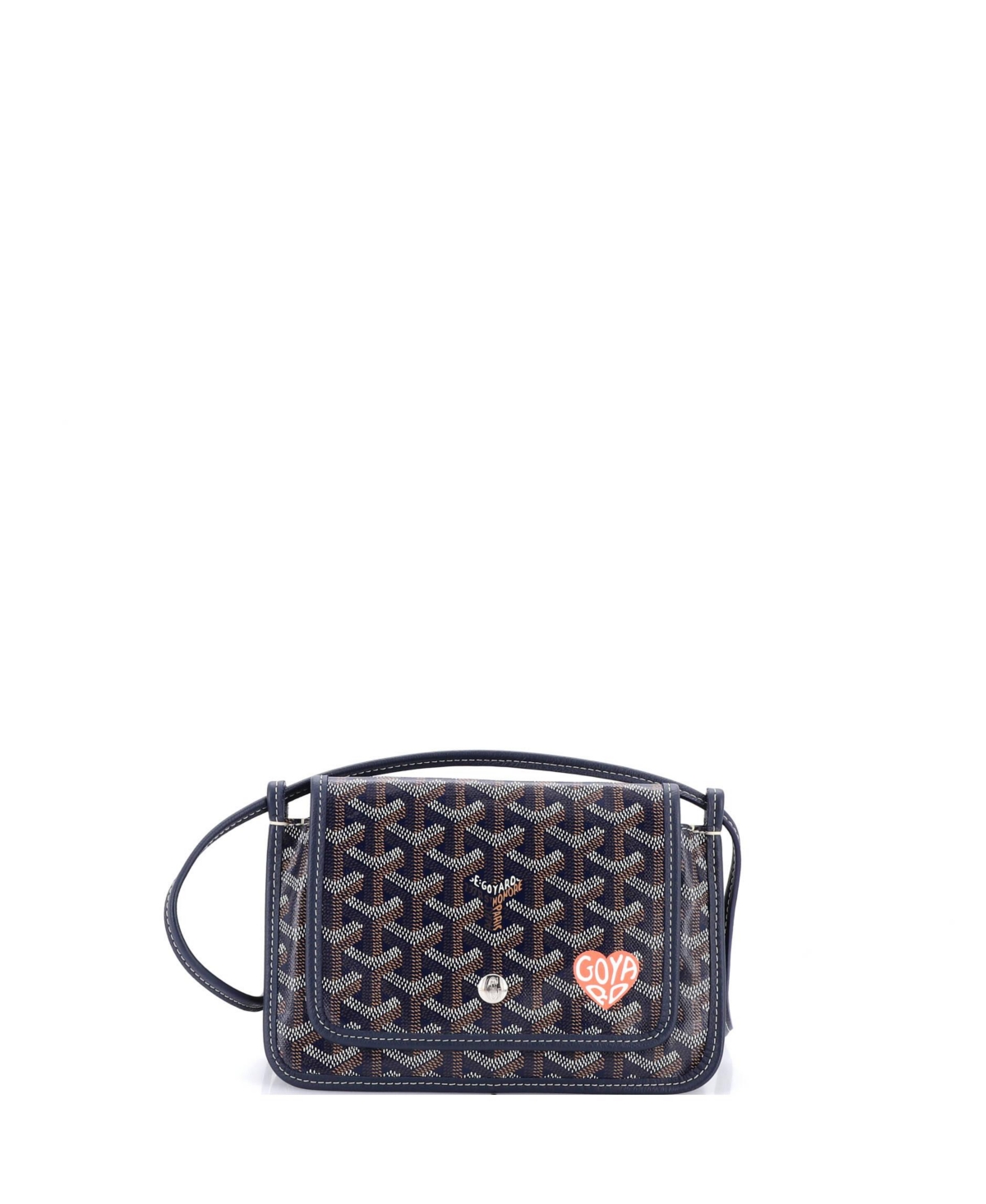 Click here for Pre-Owned Goyard Plumet Clutch Wallet Printed Coat... prices