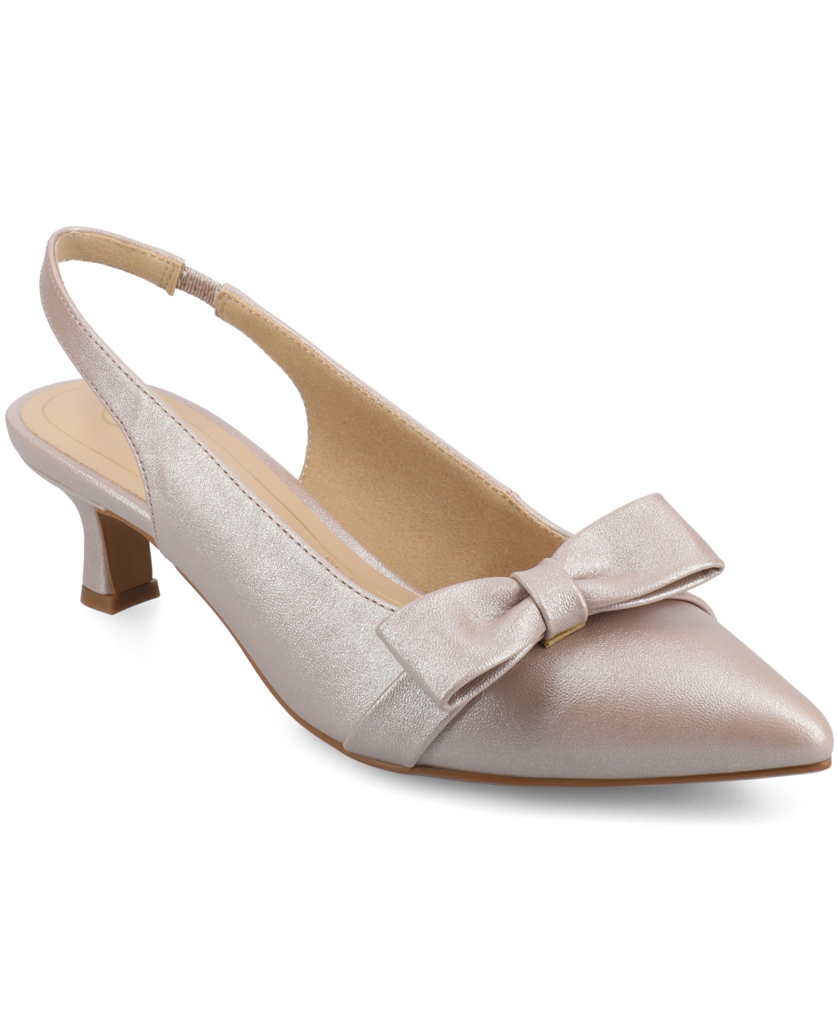Click here for Journee Collection Womens Paloma Bow Kitten Heel S... prices