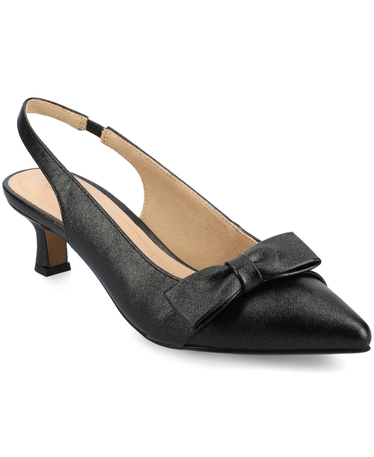 Click here for Journee Collection Womens Paloma Bow Kitten Heel S... prices