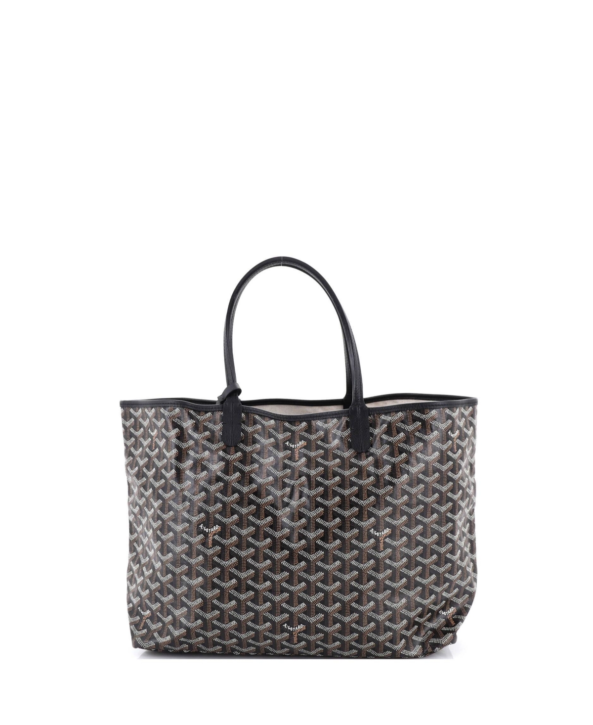 Click here for Pre-Owned Goyard Pm Saint Louis Tote Coated Canvas... prices