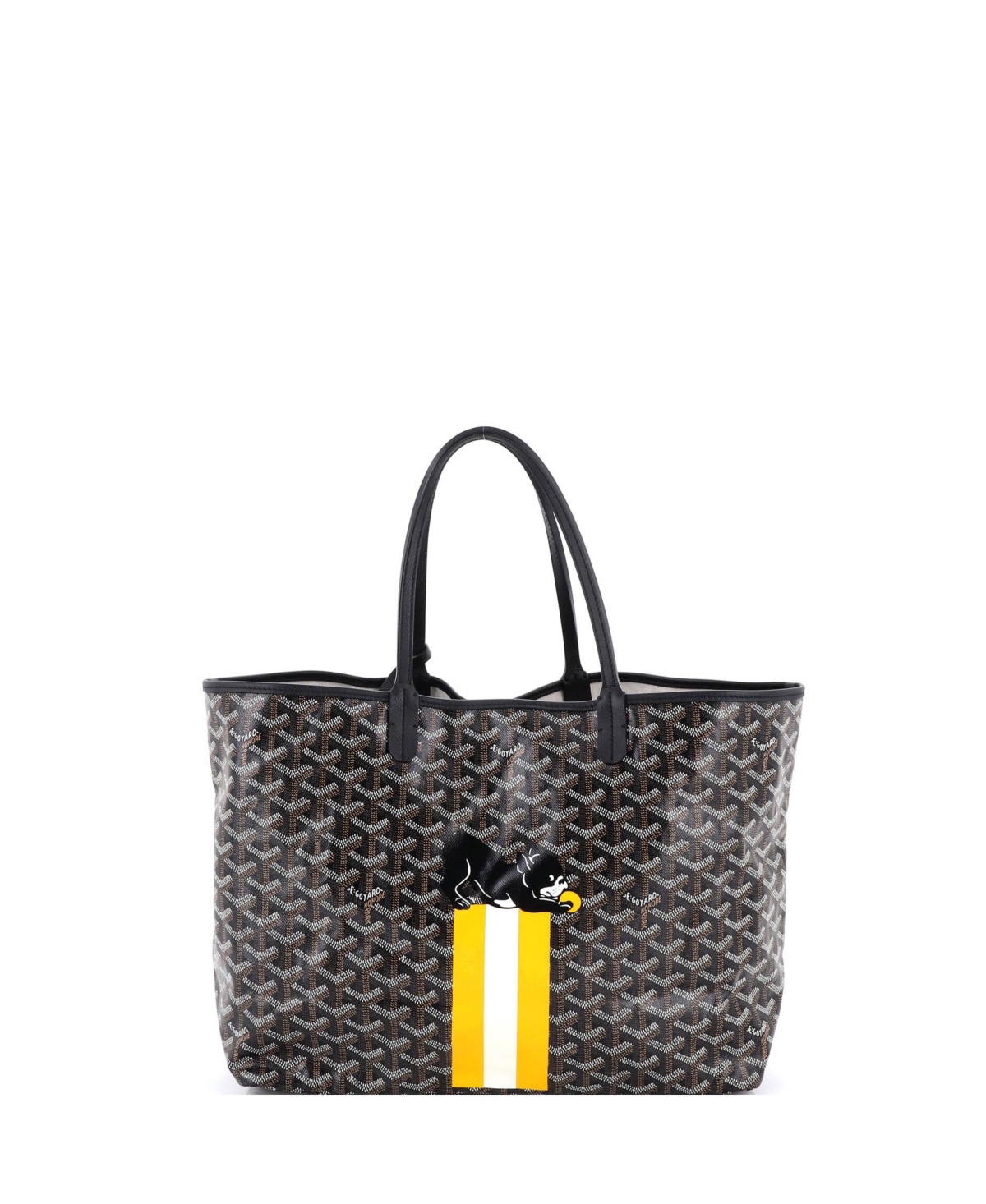 Click here for Pre-Owned Goyard Pm Saint Louis Tote Printed Coate... prices
