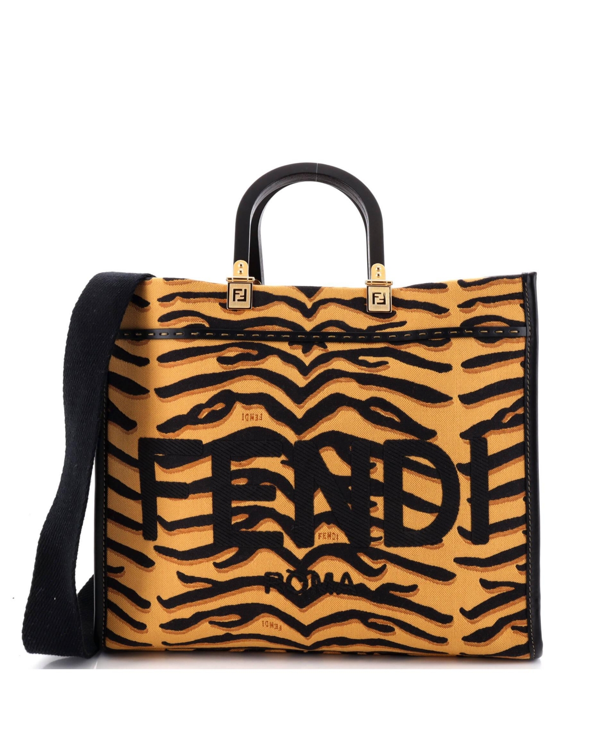 Click here for Pre-Owned Fendi Medium Sunshine Shopper Tote Print... prices