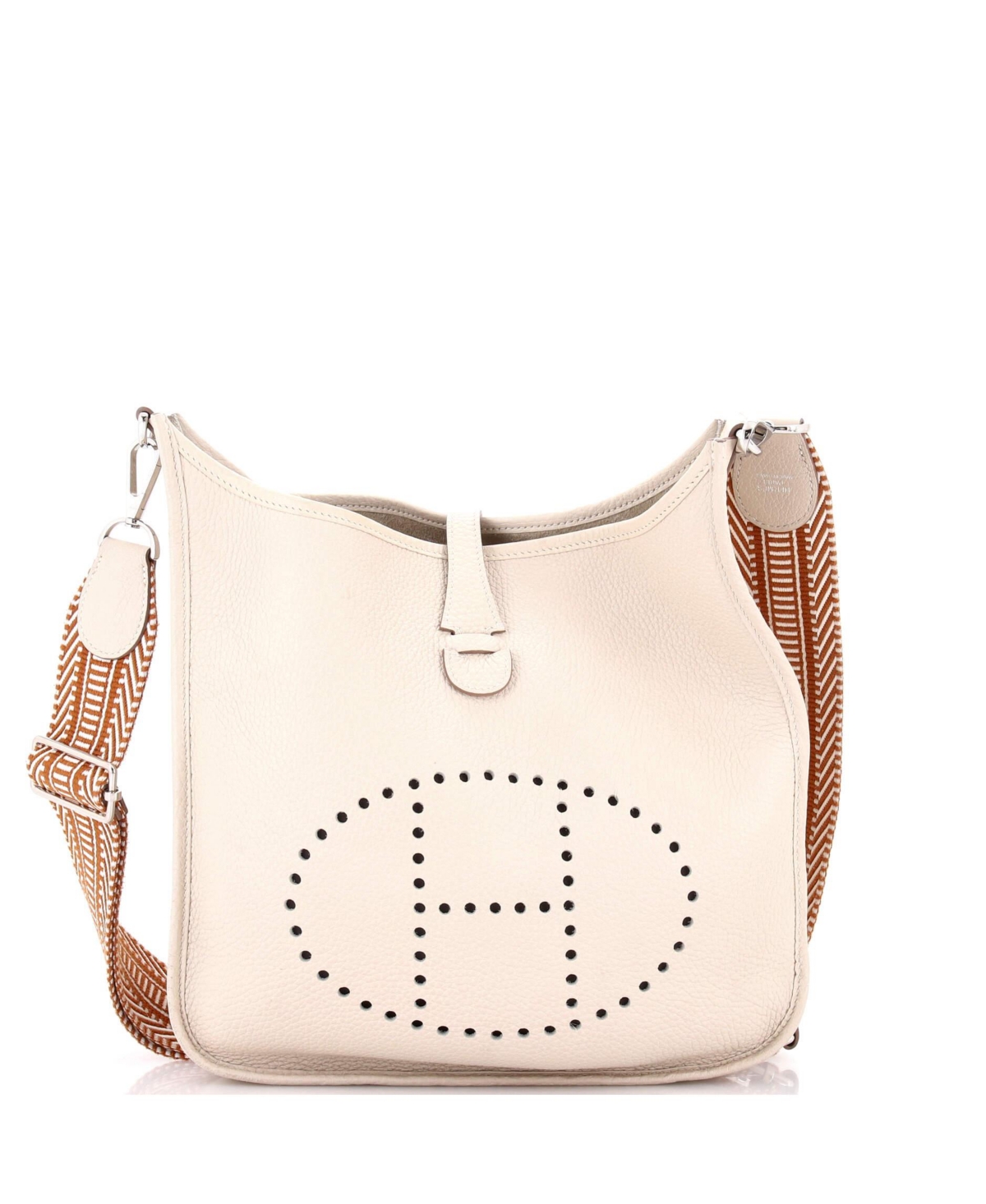 Click here for Pre-Owned HERMES Pm Evelyne Bag Gen Iii Clemence -... prices