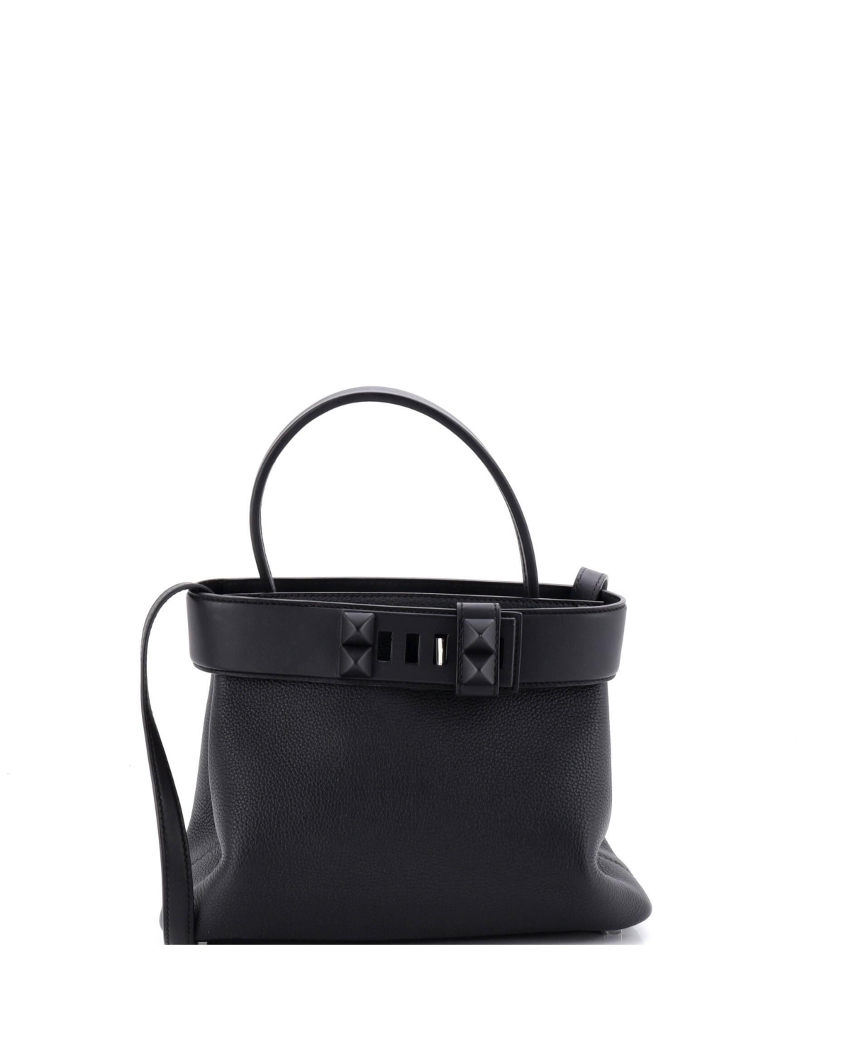 Click here for Pre-Owned HERMES Medor Handbag Togo - Black prices