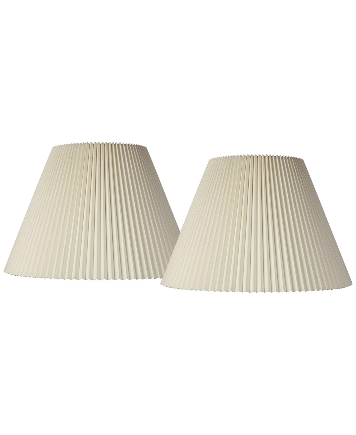Click here for Springcrest Set of 2 Knife Pleat Empire Lamp Shade... prices