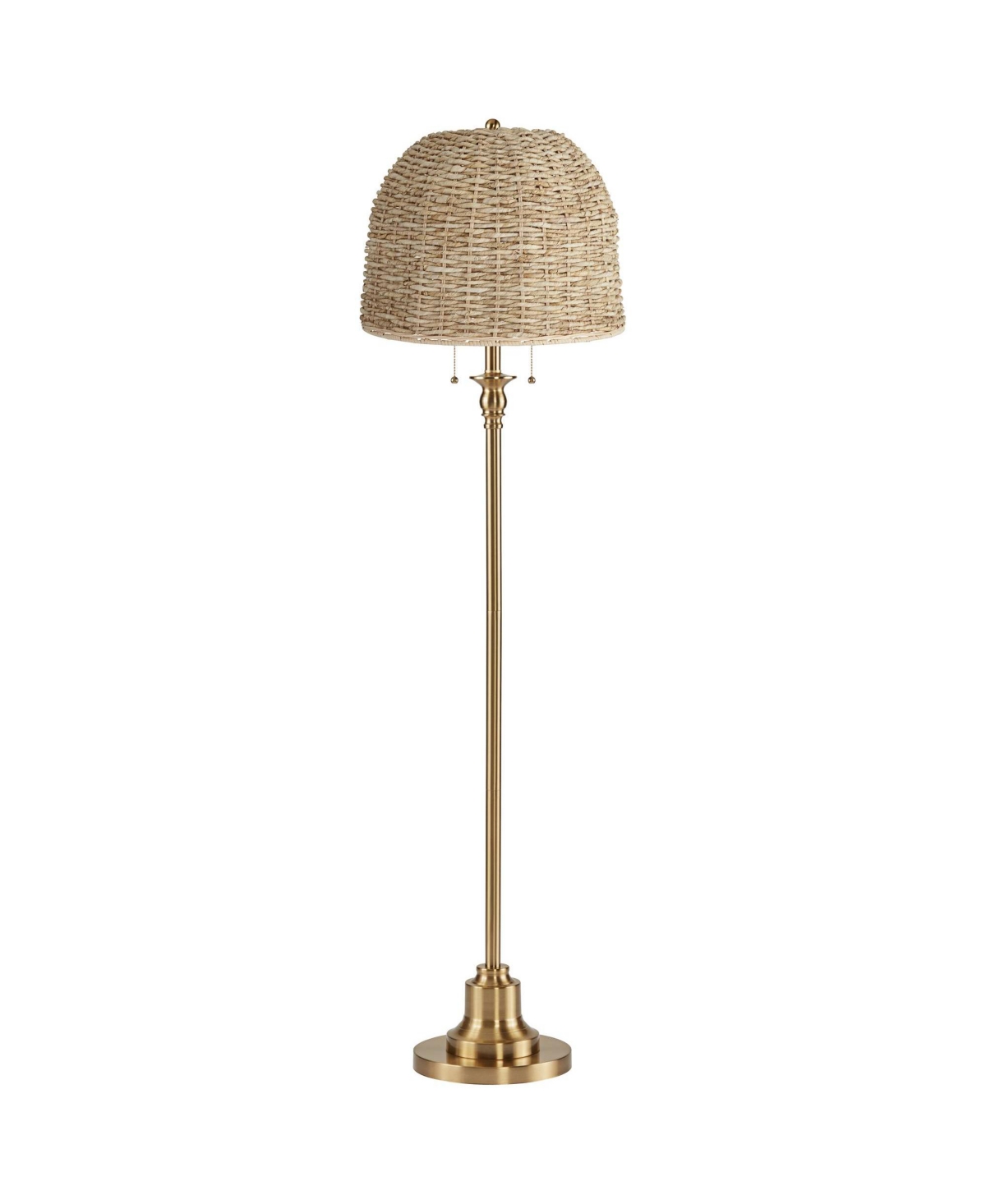Click here for 360 Lighting Dyna 58H Antique Brass and Woven Ratt... prices
