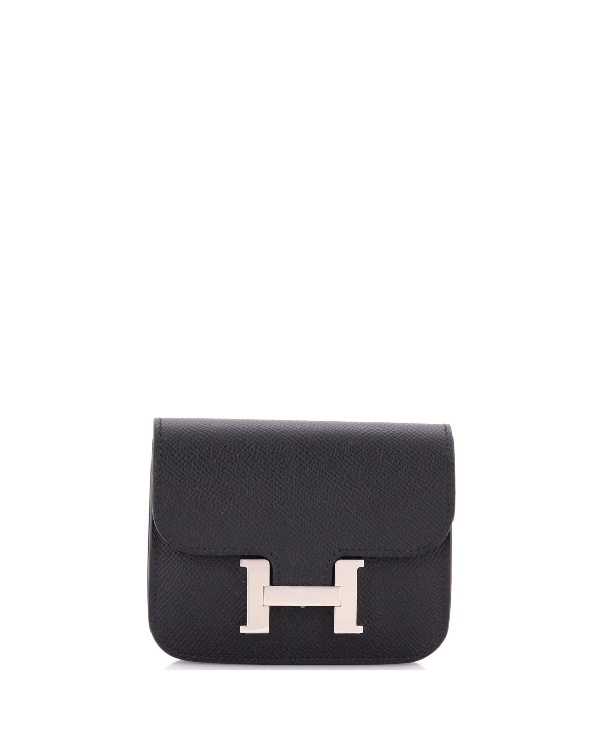 Click here for Pre-Owned HERMES Constance Slim Wallet Epsom - Bla... prices