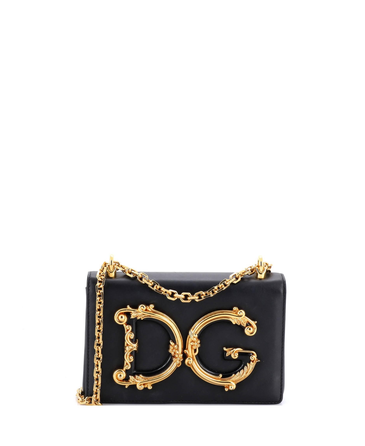 Click here for Pre-Owned Dolce & Gabbana Small Dg Girls Flap Bag... prices