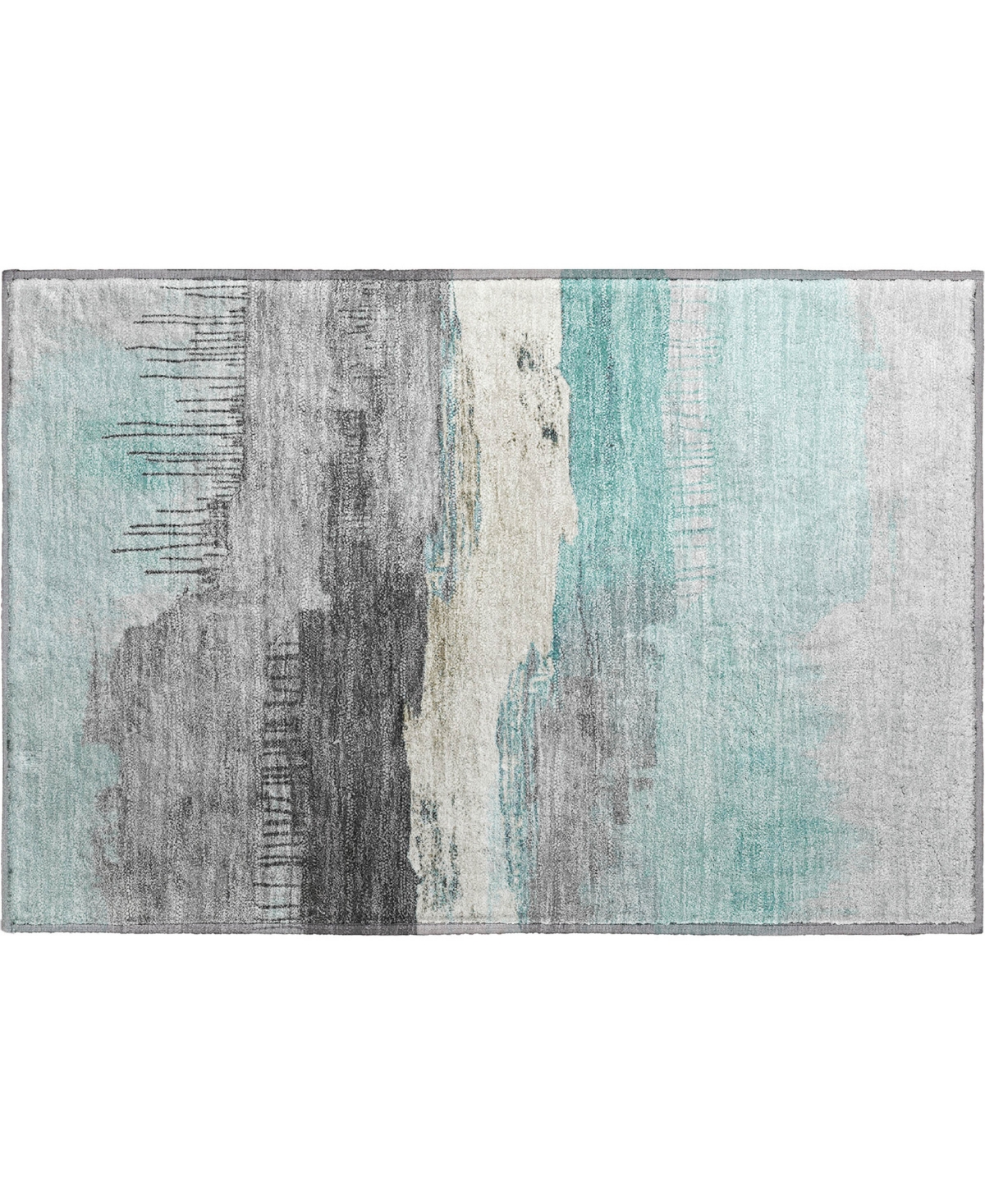 Click here for Addison Mayfield AMF1880 18 x 26 Area Rug - Teal prices