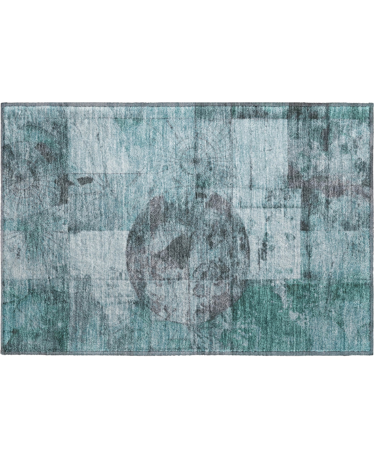 Click here for Addison Mayfield AMF1905 18 x 26 Area Rug - Teal prices