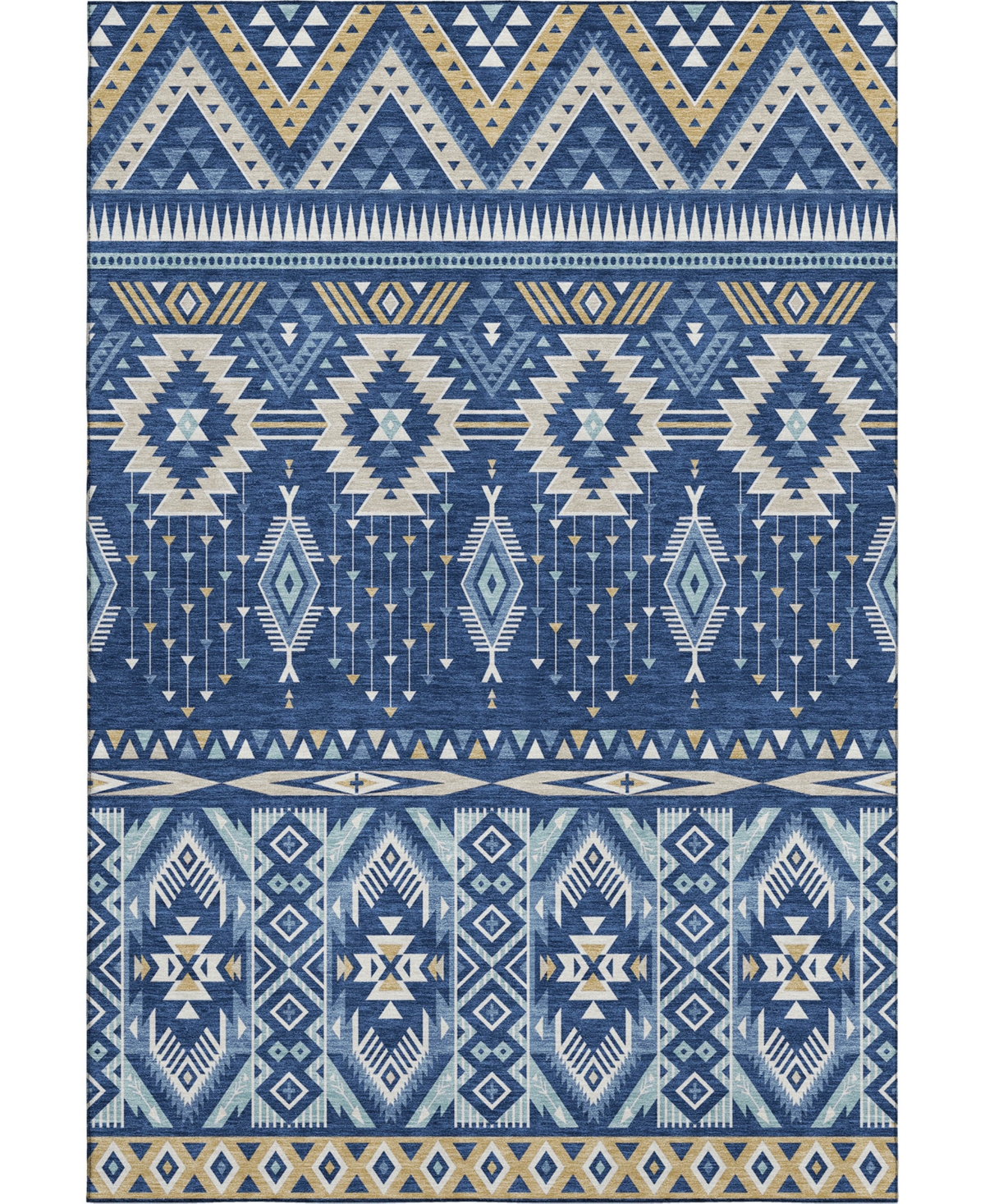 Click here for Addison Mayfield AMF1851 3 x 5 Area Rug - Navy prices