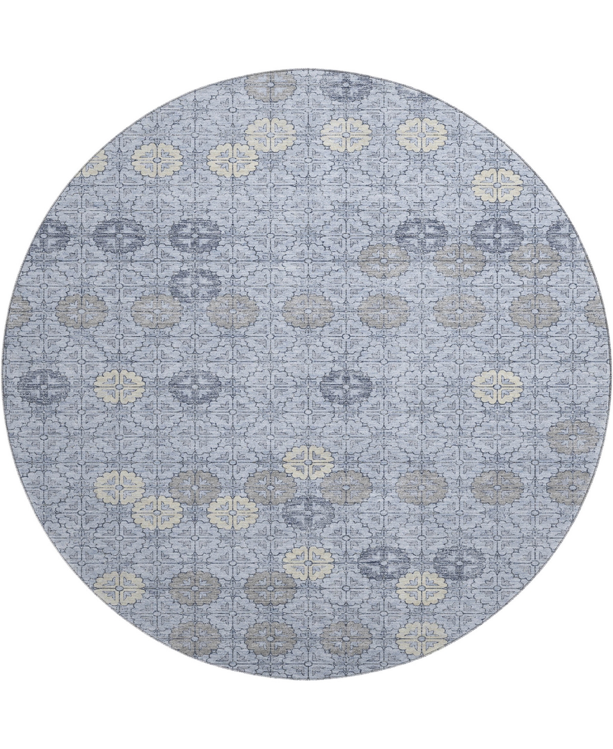 Click here for Addison Mayfield AMF1855 8 x 8 Round Area Rug - Bl... prices