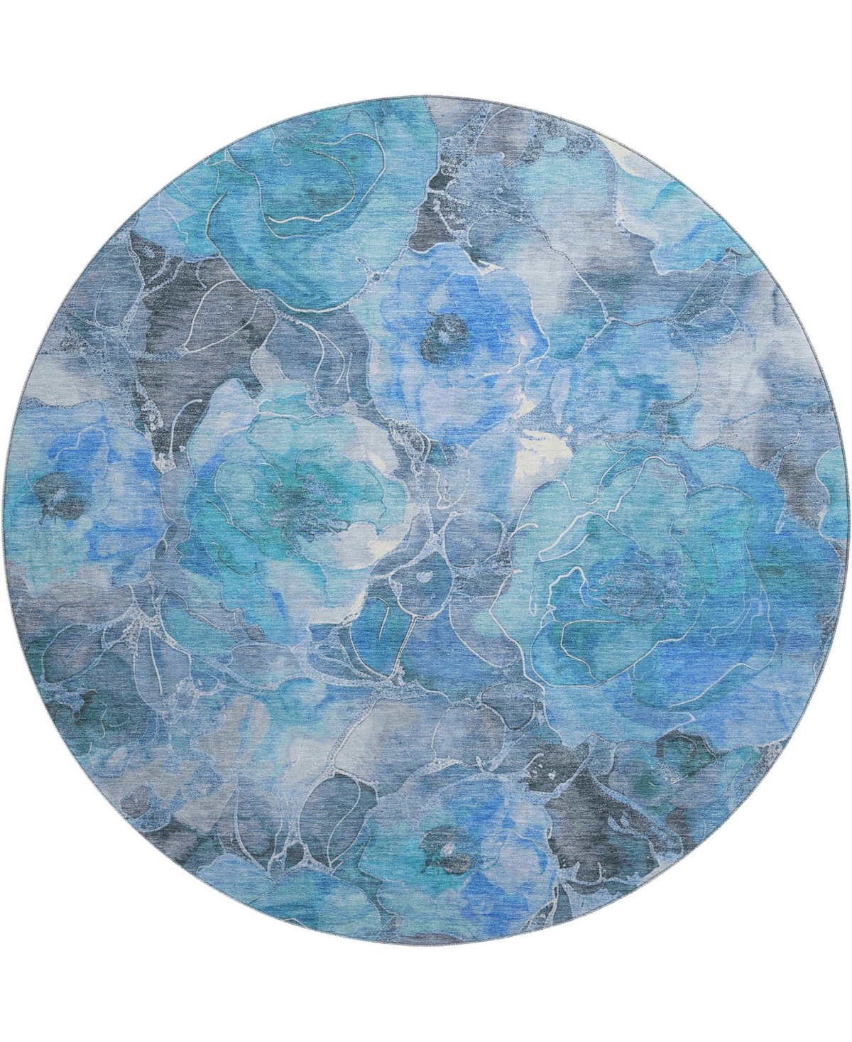 Click here for Addison Mayfield AMF1859 8 x 8 Round Area Rug - Bl... prices