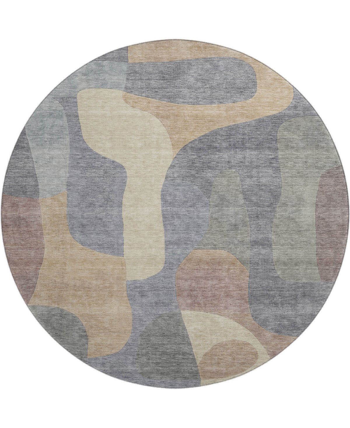 Click here for Addison Mayfield AMF1867 8 x 8 Round Area Rug - Gr... prices